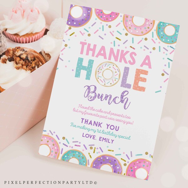 Donut Thank You - Etsy