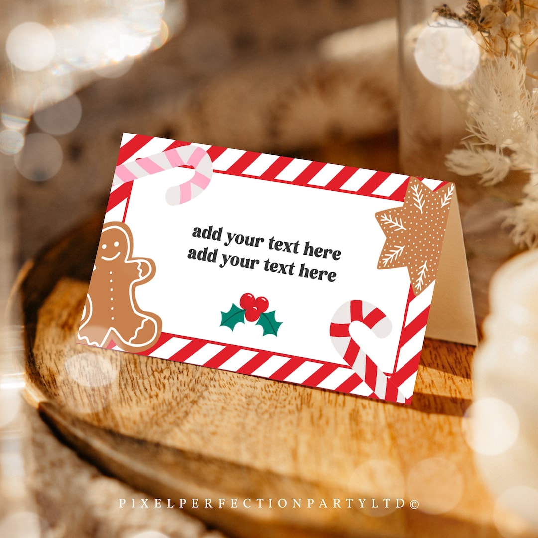 Editable Cookie Swap Food Labels Cookies Exchange Food Labels Buffet ...