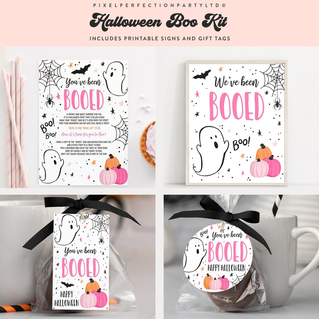 You've Been Booed Printable Halloween Activity Kit We've Been Booed ...