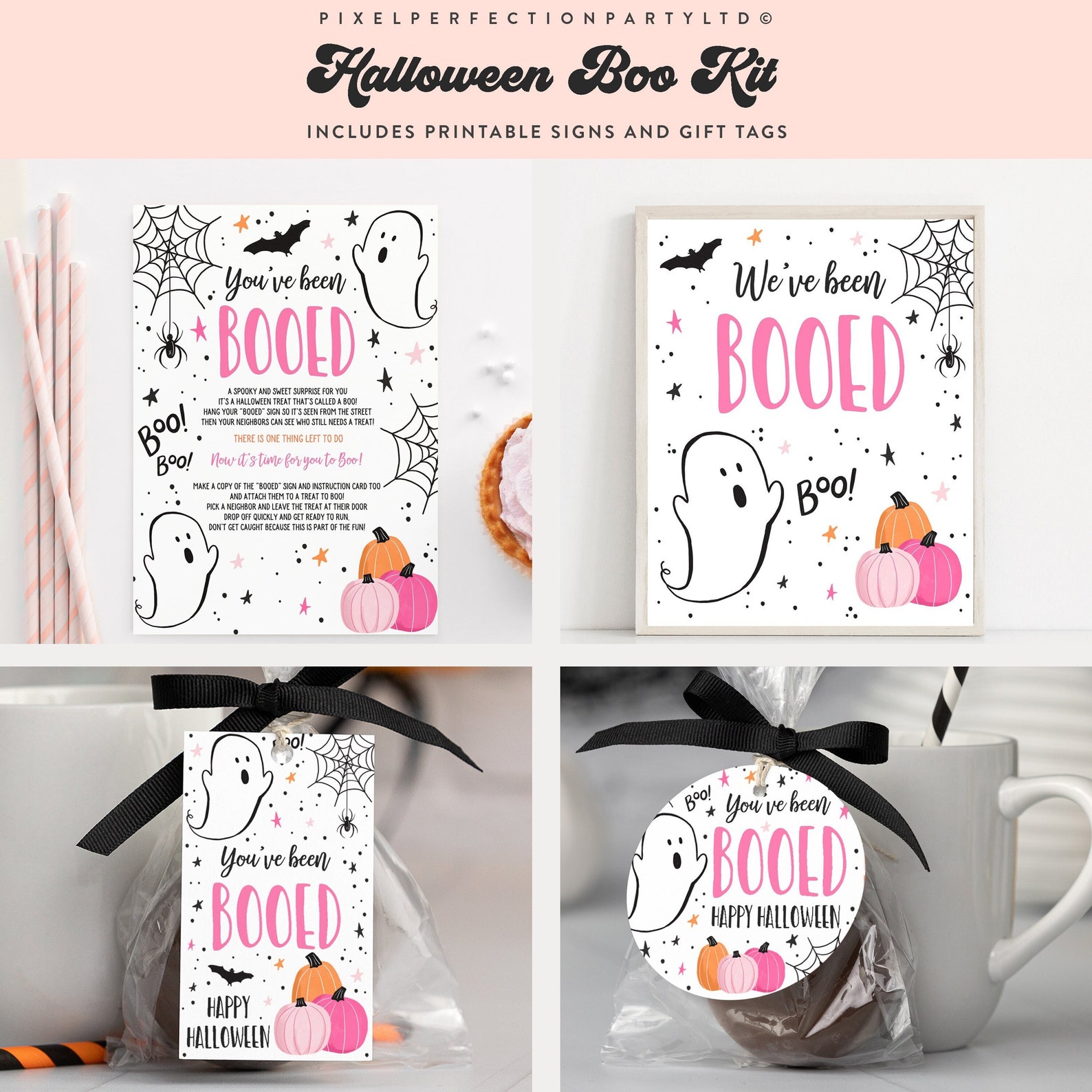 You've Been Booed Printable Halloween Activity Kit - Etsy