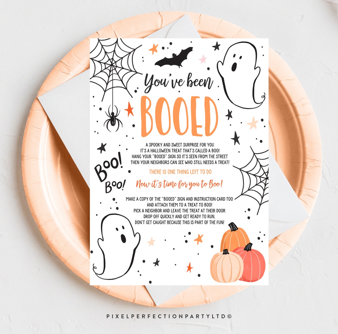 You've Been Booed Printable Halloween Activity Kit - Etsy
