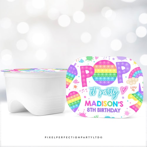 Editable Pop It Birthday Party Invitation Fidget Toy Girl Kids | Etsy