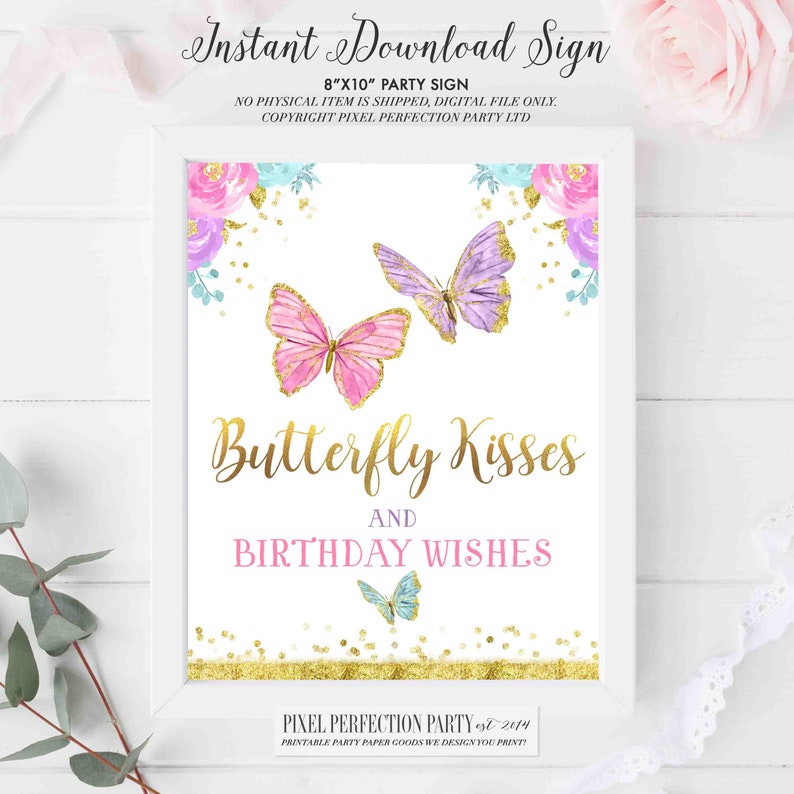 Butterfly Party Sign Butterfly Kisses And Birthday Wishes Sign Etsy butterfly-party-sign-butterfly-kisses-and-birthday-wishes-sign-etsy