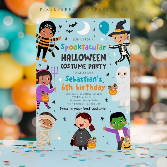 Birthday Invitations Halloween