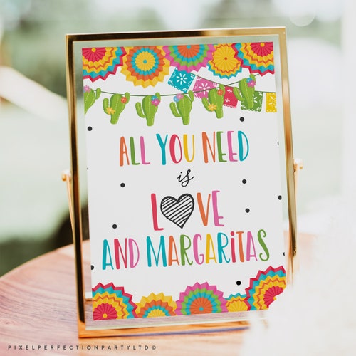 Taco Bar Party Sign Fiesta Party Sign Fiesta Food Station Sign Fiesta ...