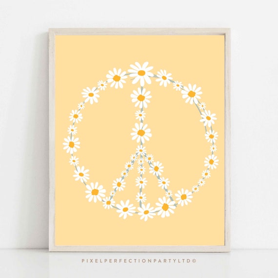 Daisy Birthday Party Peace Sign Little Miss One-derful 1st Birthday ...