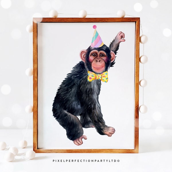 Monkey Birthday Party - Etsy