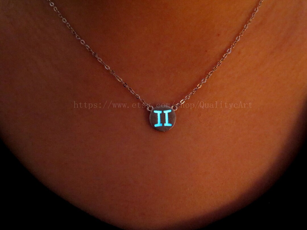 Gemini Zodiac Necklace,zodiac Necklace,zodiac Jewelry,zodiac Charms ...