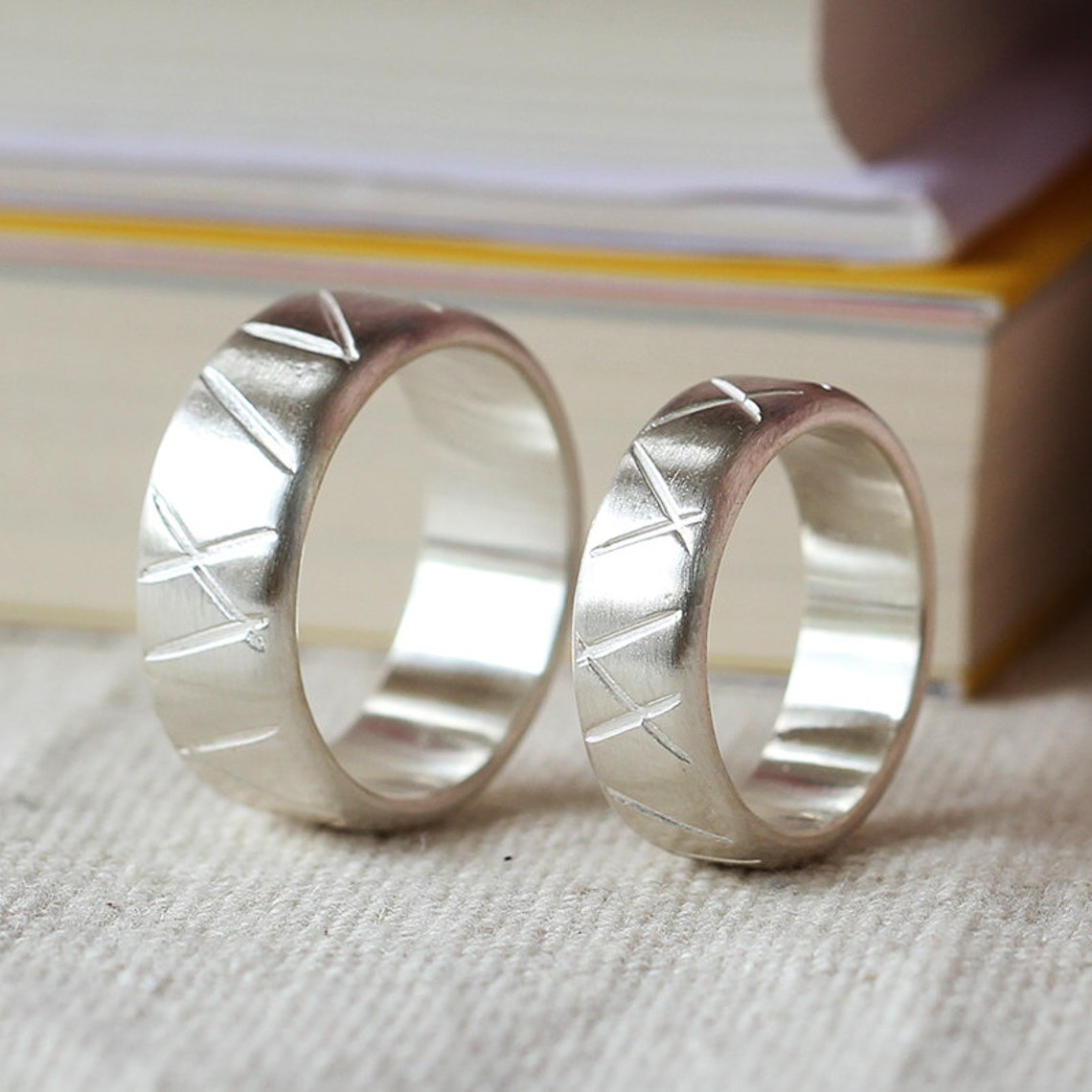 Matching Promise Rings Personalized Couple Rings Promise - Etsy
