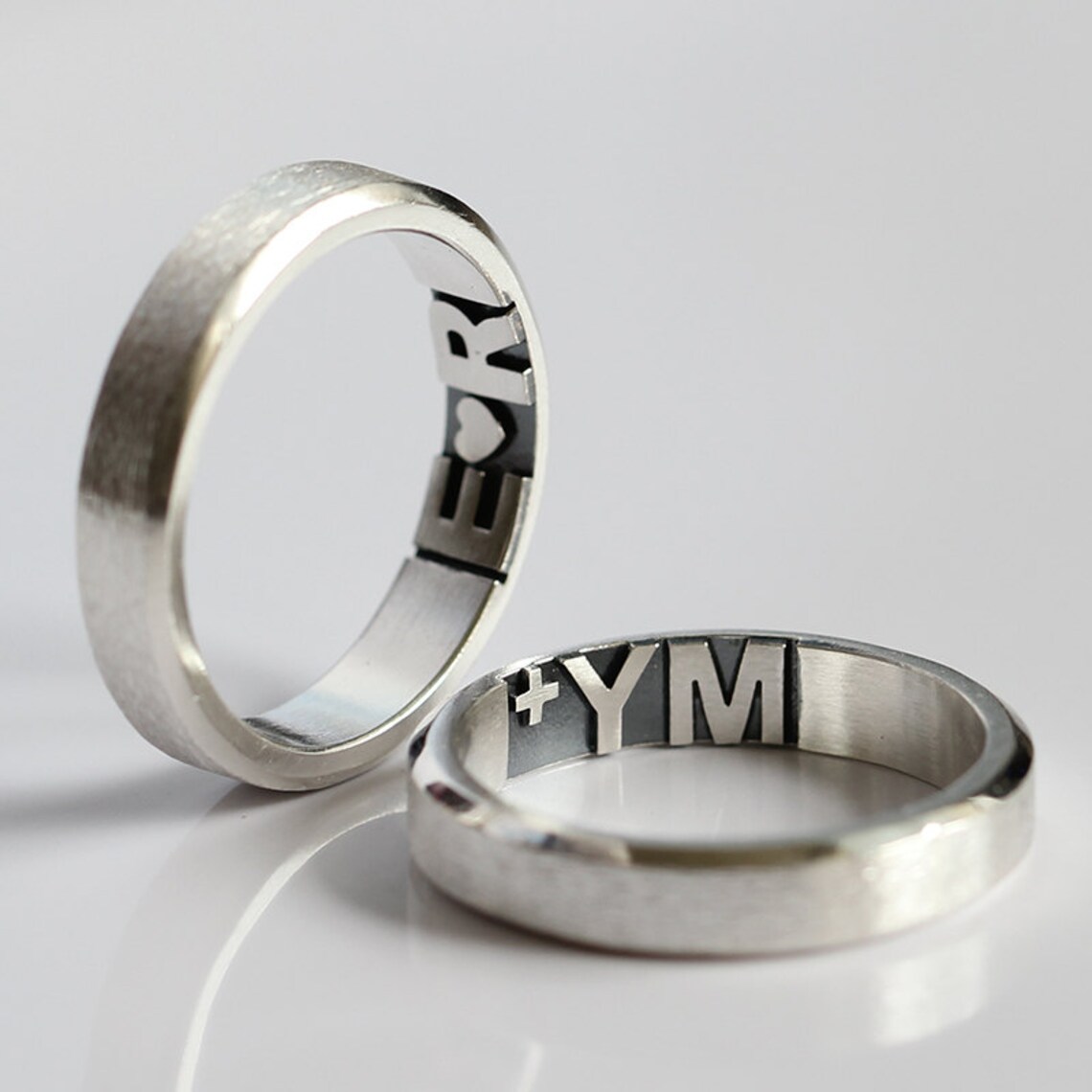 Matching Promise Rings, Personalized Couple Rings, Promise Rings for ...