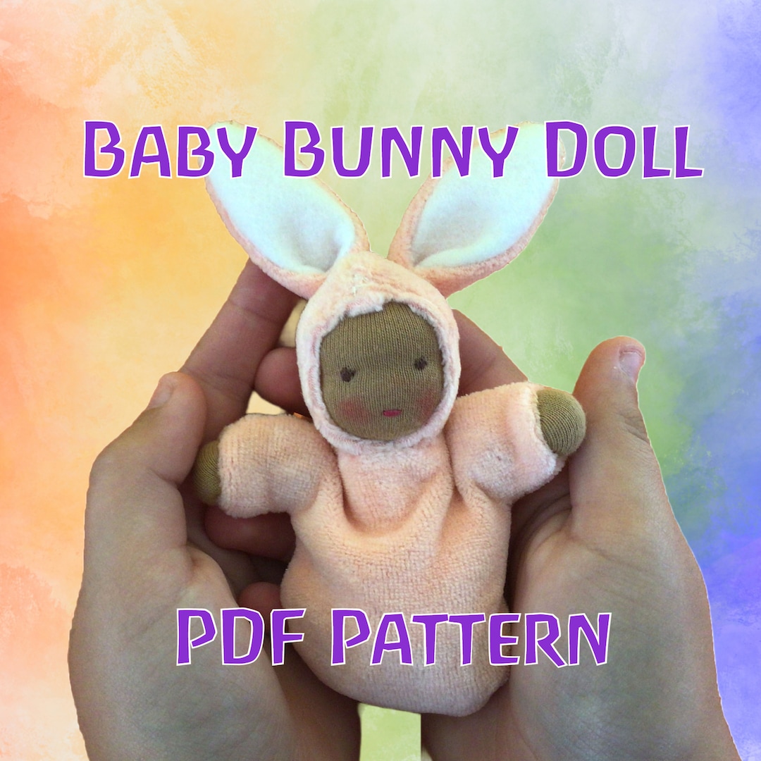 Baby Bunny Doll Pattern (PDF) - Etsy