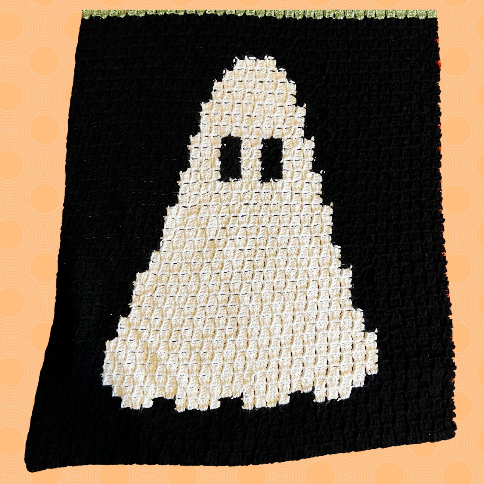 Halloween Crochet Blanket Pattern: Graph & Written Instructions (PDF ...