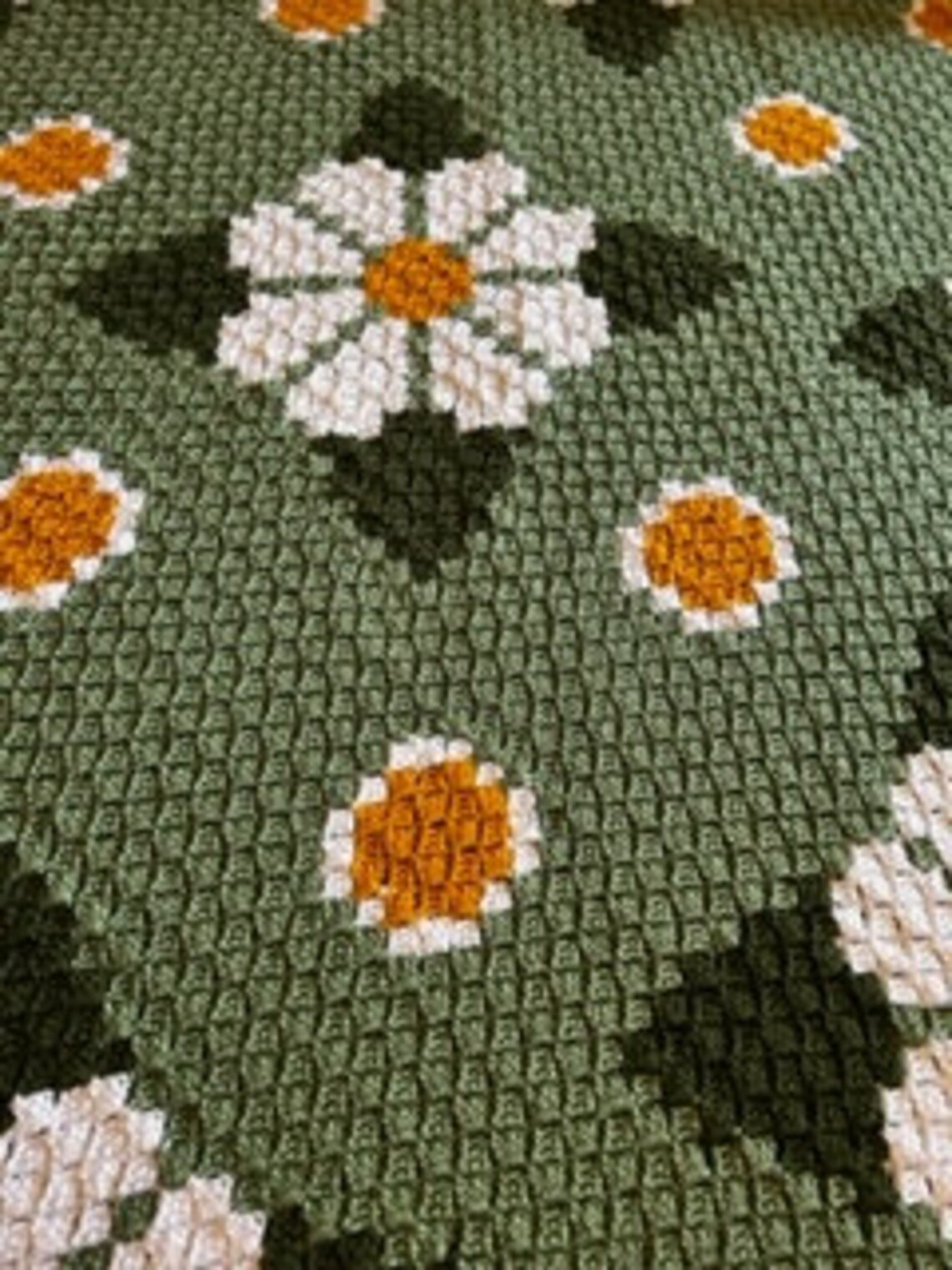 Daisy Corner to Corner Crochet Blanket Pattern (PDF Digital) - Etsy