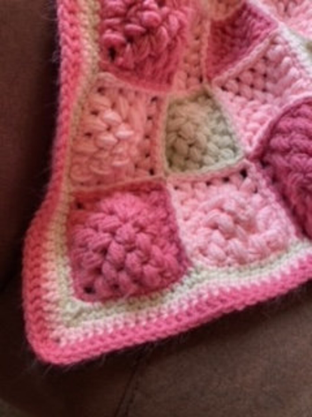 Puff Stitch Granny Square Pattern. PDF Digital Pattern. Granny Square ...