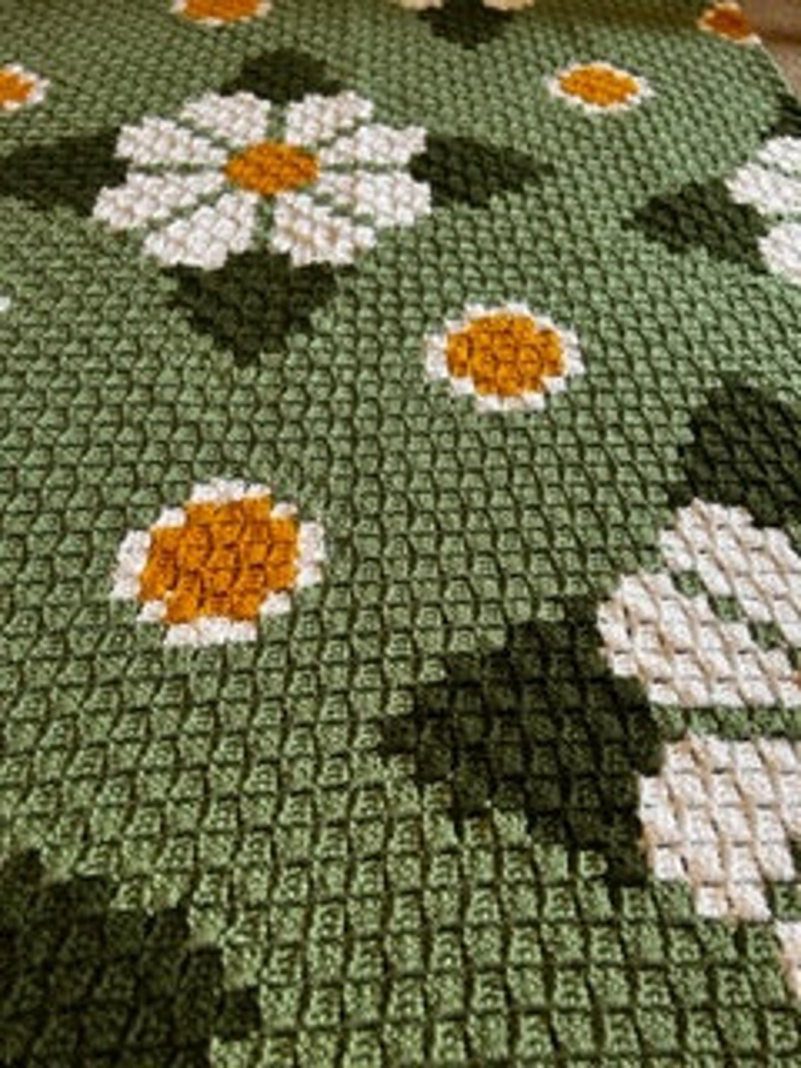 Daisy Corner to Corner Crochet Blanket Pattern (PDF Digital) - Etsy