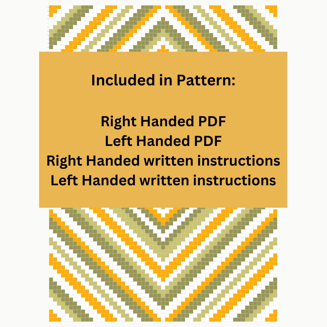 Fern and Forest Blanket. Crochet Pattern. Graph and Written ...