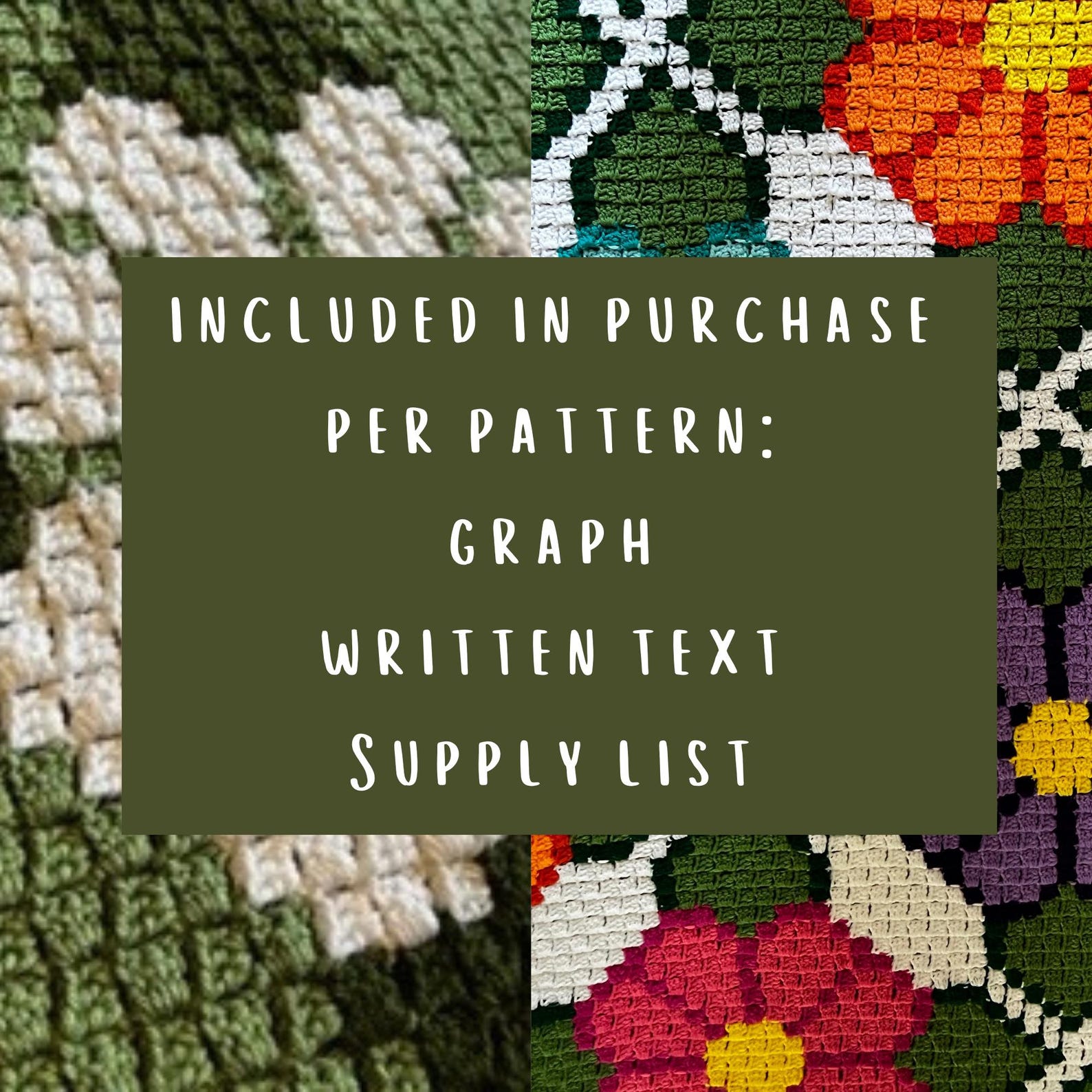 Flower C2C Crochet Blanket Pattern Bundle (PDF Digital Download) - Etsy