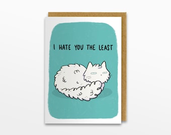 I Hate You Card | Etsy