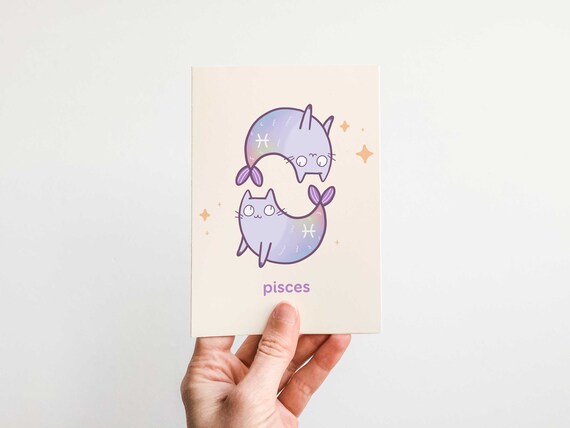 Pisces Birthday Cat