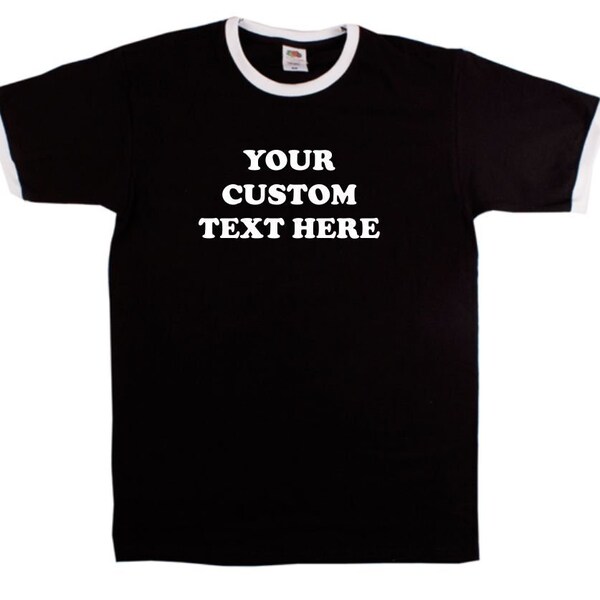 Ringer T Shirt - Etsy