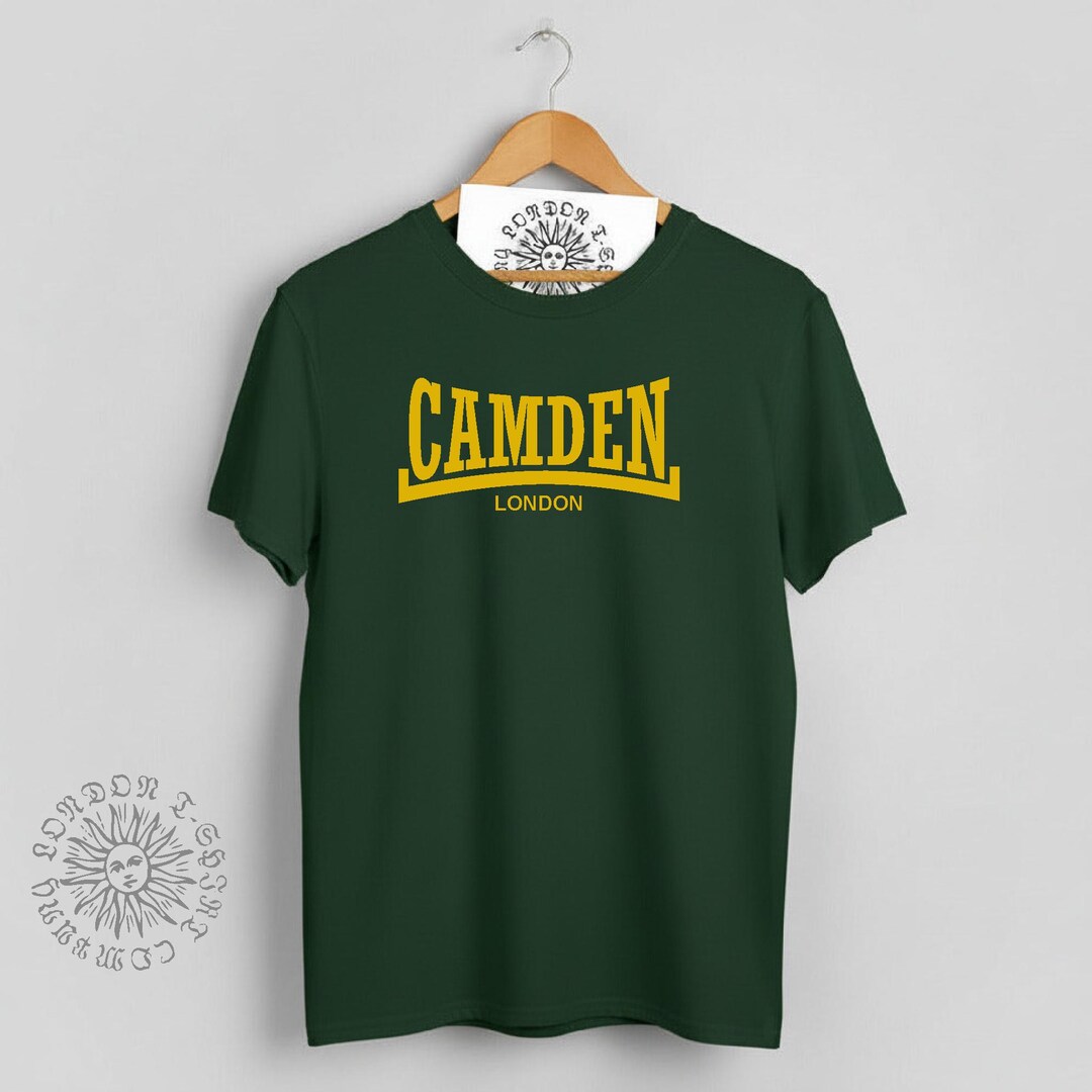 Camden T-shirt - London Souvenir, Custom Versions Available, Retro ...