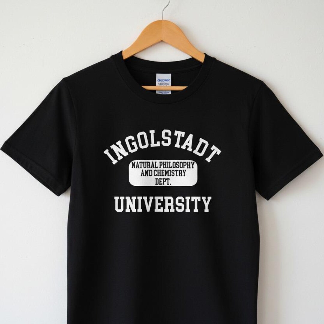 Frankenstein University T-shirt - Gothic Horror Literature, Ingolstadt ...