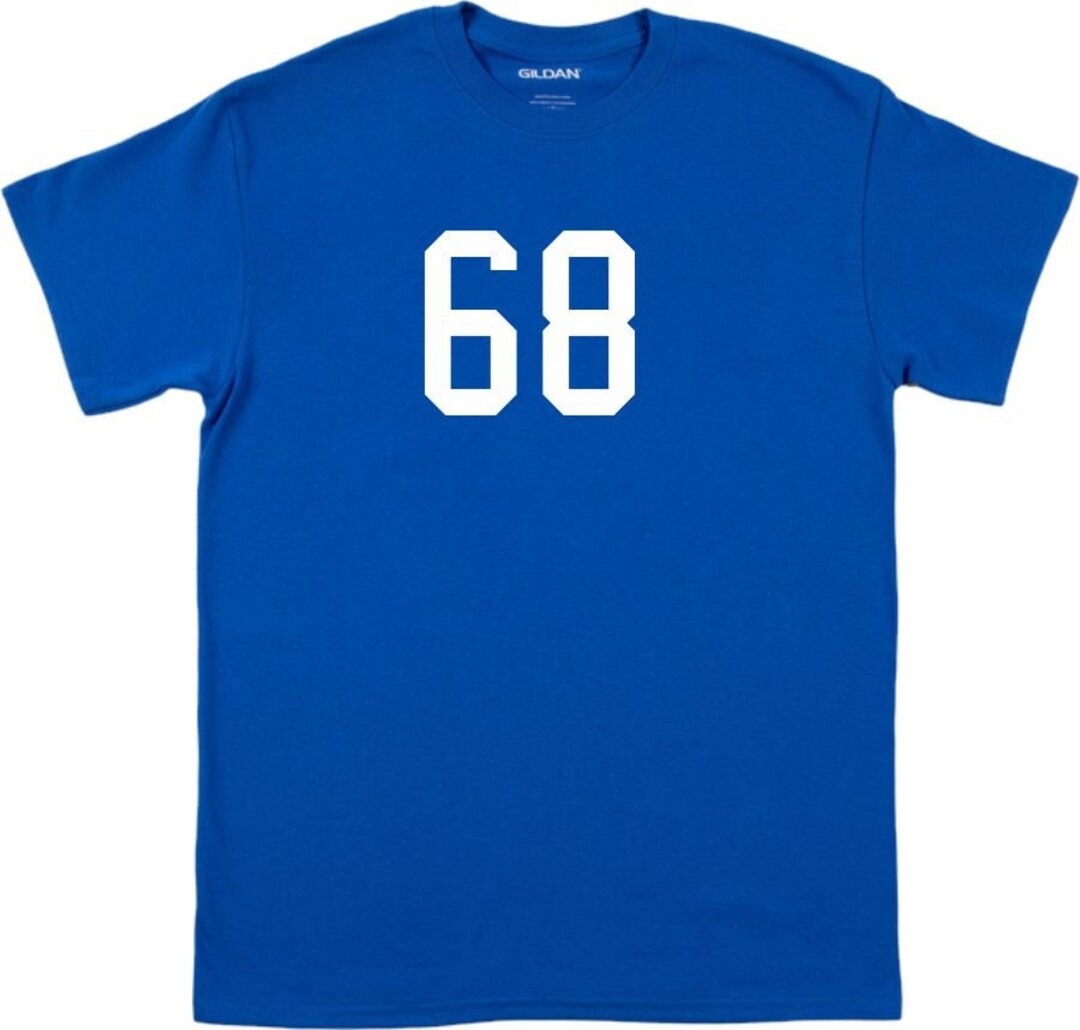 68 Retro Varsity College T-shirt - Football, 60s, Customise, Preppy ...