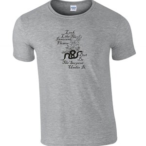 Macbeth Serpent Quote T-shirt - Shakespeare, Literature, Various ...