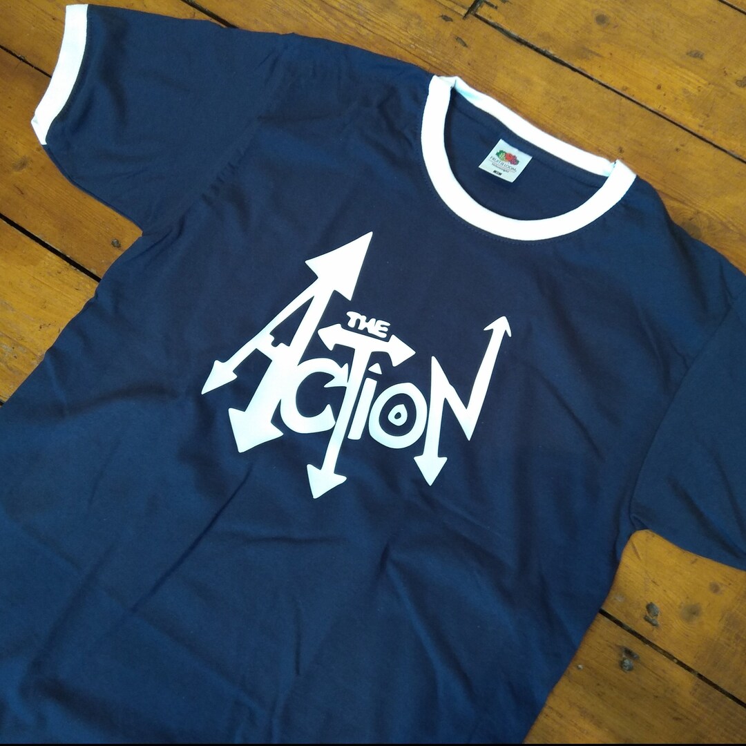 The Action Ringer T-shirt - Mod, 1960's, Band, All Sizes/colours - Etsy