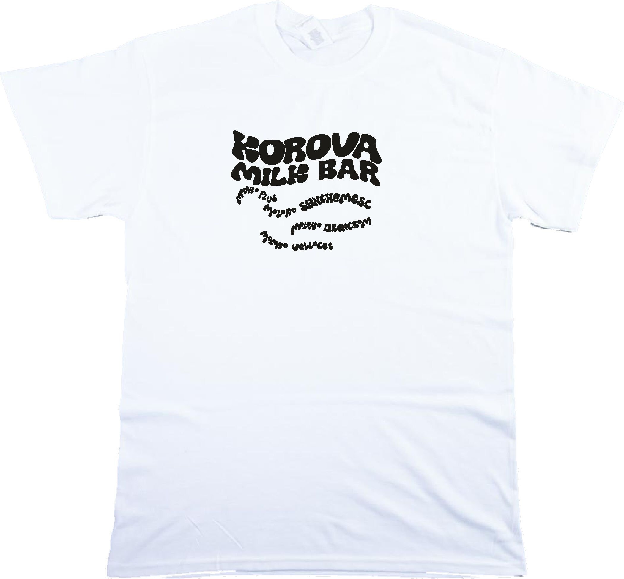Korova Milk Bar T-shirt - Clockwork Orange, Psychedelic, Various ...