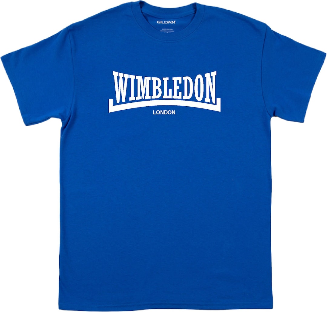 Wimbledon T-shirt - London Souvenir, Custom Print Available, Various ...