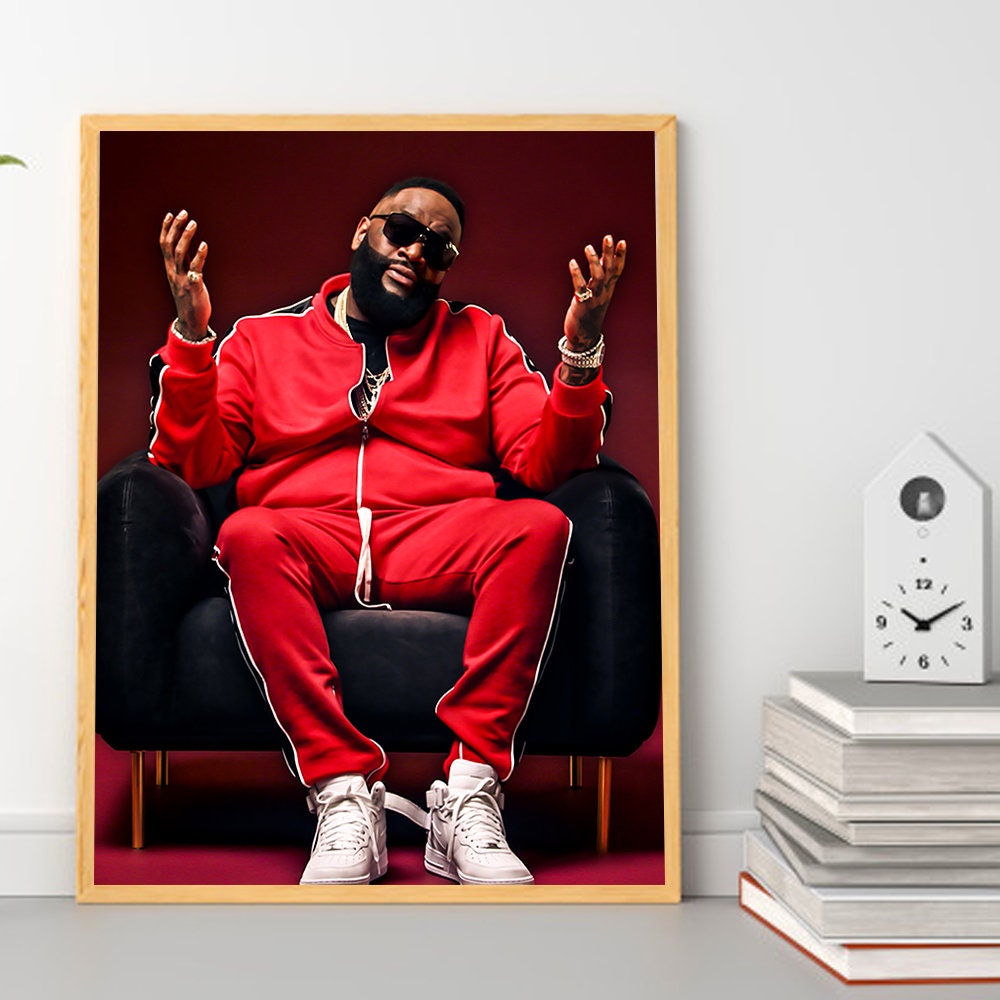 Rick Ross No Shirt Sitting