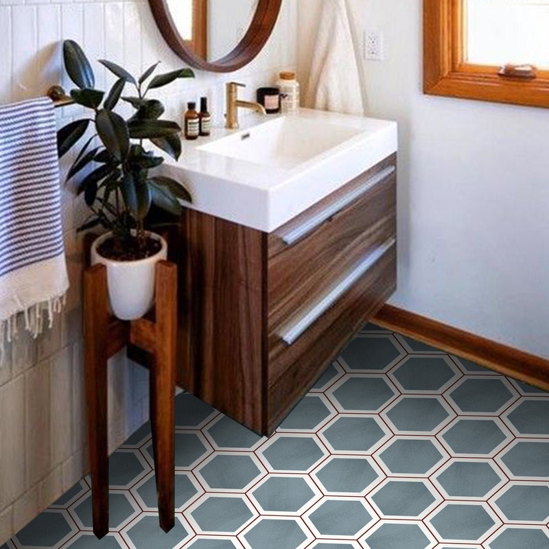 Bathroom Floor Tile Stickers - Etsy