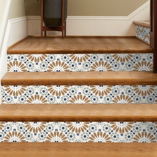 Peel and Stick Wallpaper Stair Riser Decal Removable Stickers - Etsy
