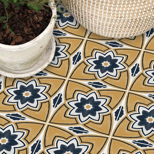 Hexagon Tokyo Tile Wall Stair Floor Self Adhesive Vinyl | Etsy UK