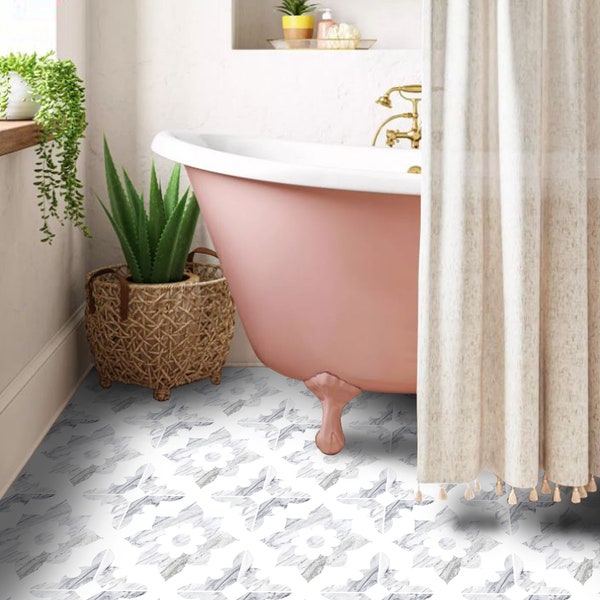 Floor Tile Stickers for Bathroom - Etsy