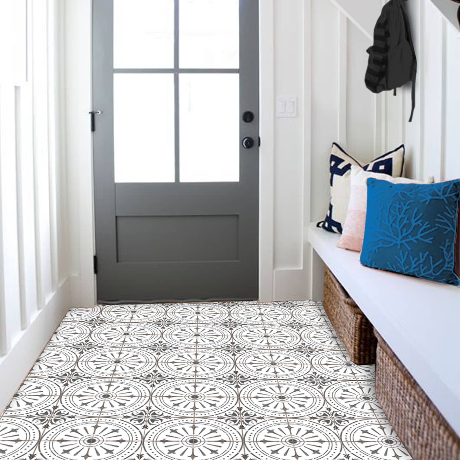 Tile Stickers - Tiles for Kitchen/bathroom Back Splash - Floor Decals ...