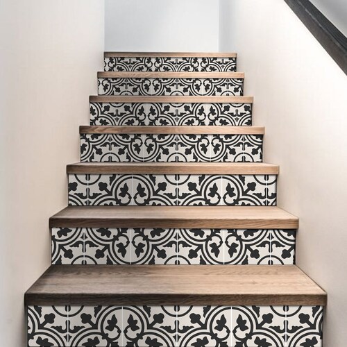 Stair Riser Stickers Removable Stair Riser Vinyl Decals | Etsy