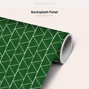 Quadrostyle Kitchen and Bathroom Splashback - Removable Vinyl Wallpaper ...