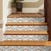Quadrostyle Stair Riser Stickers - Removable Stair Riser Tile Decals ...