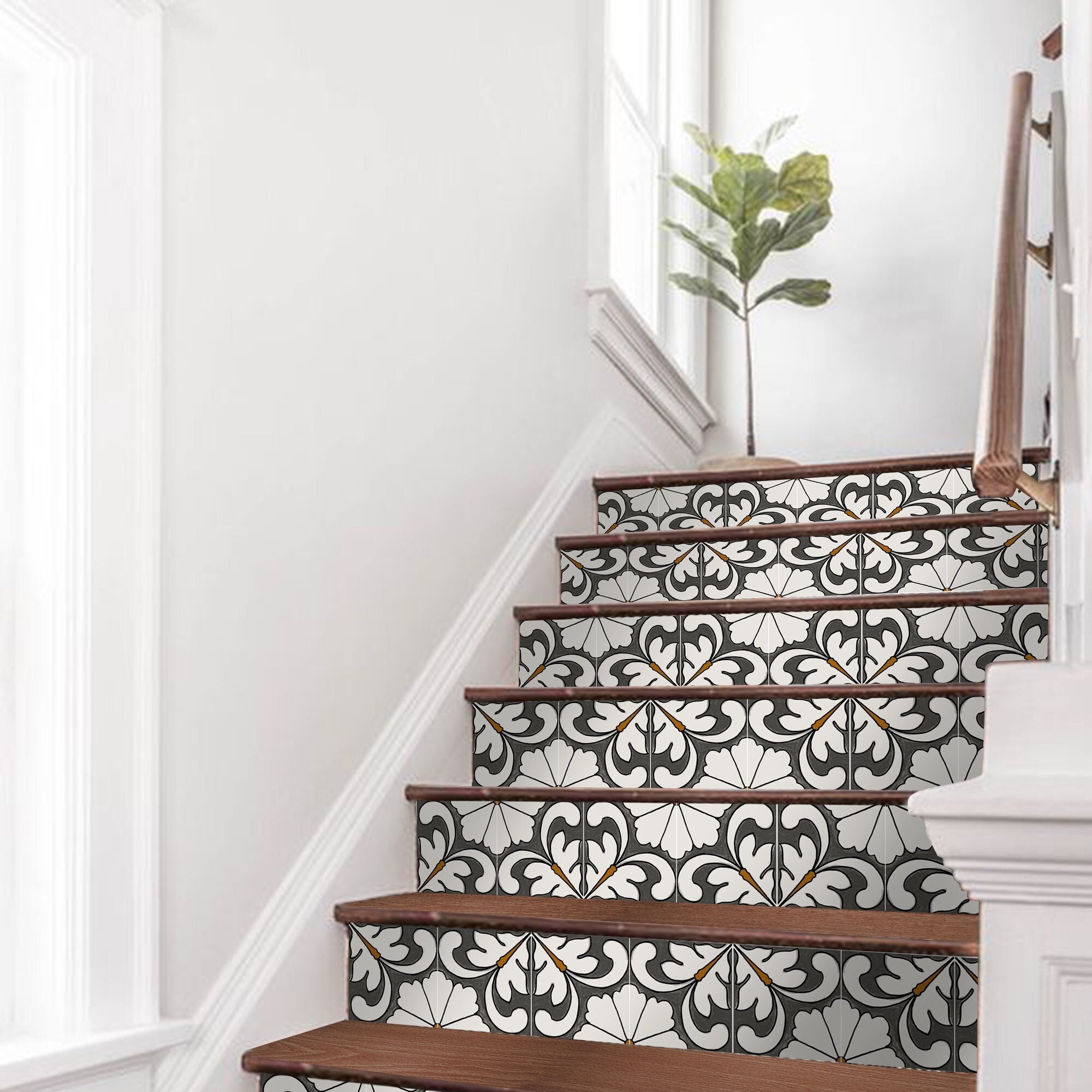Stair Riser Stickers Removable Stair Riser Tile Decals - Etsy