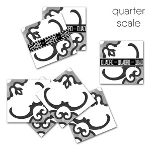 SALE 24 Pcs in 10 Cm Size Vinyl Tile Sticker Floor Decals Milano Vinyl ...