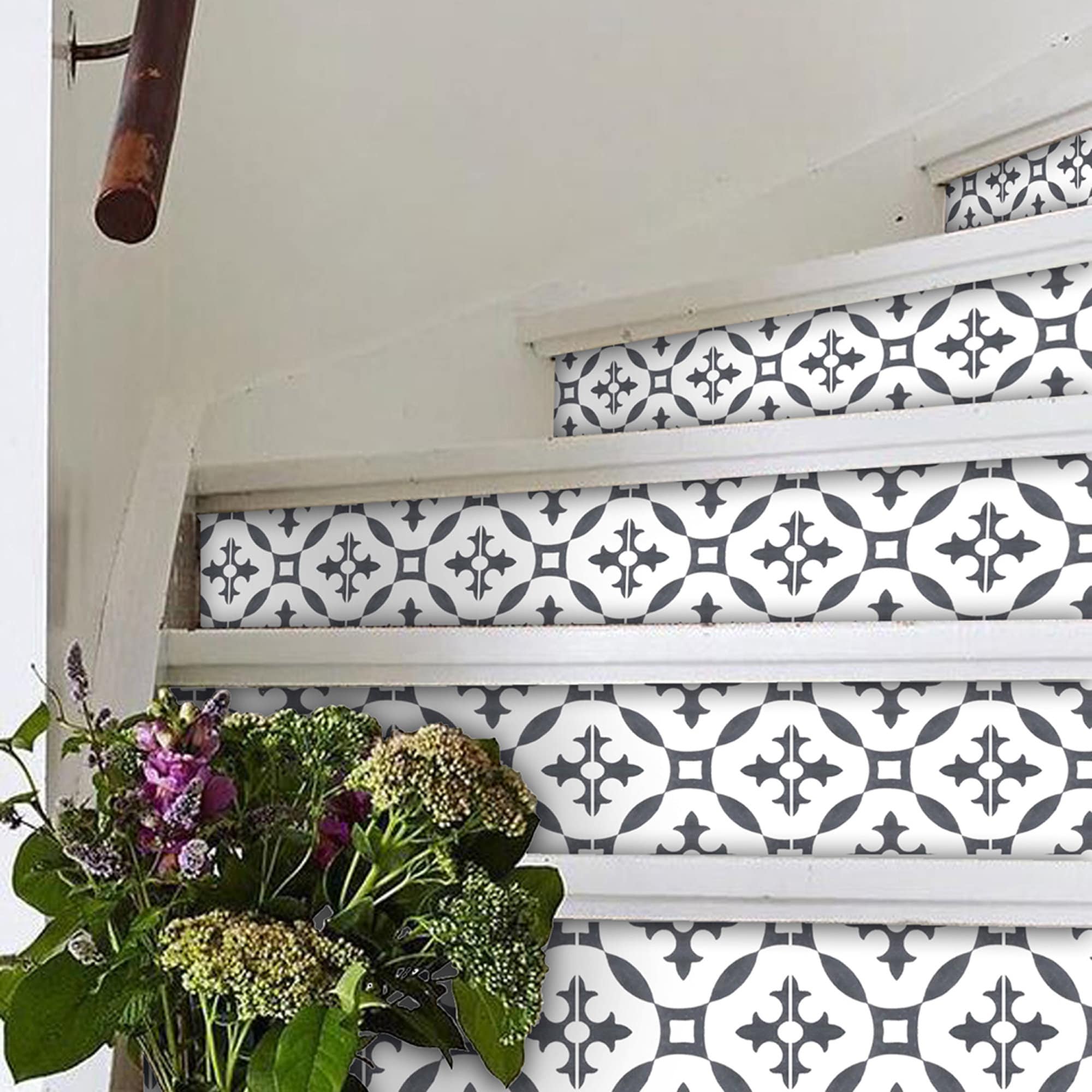 Stair Riser Stickers Removable Stair Riser Tile Decals | Etsy