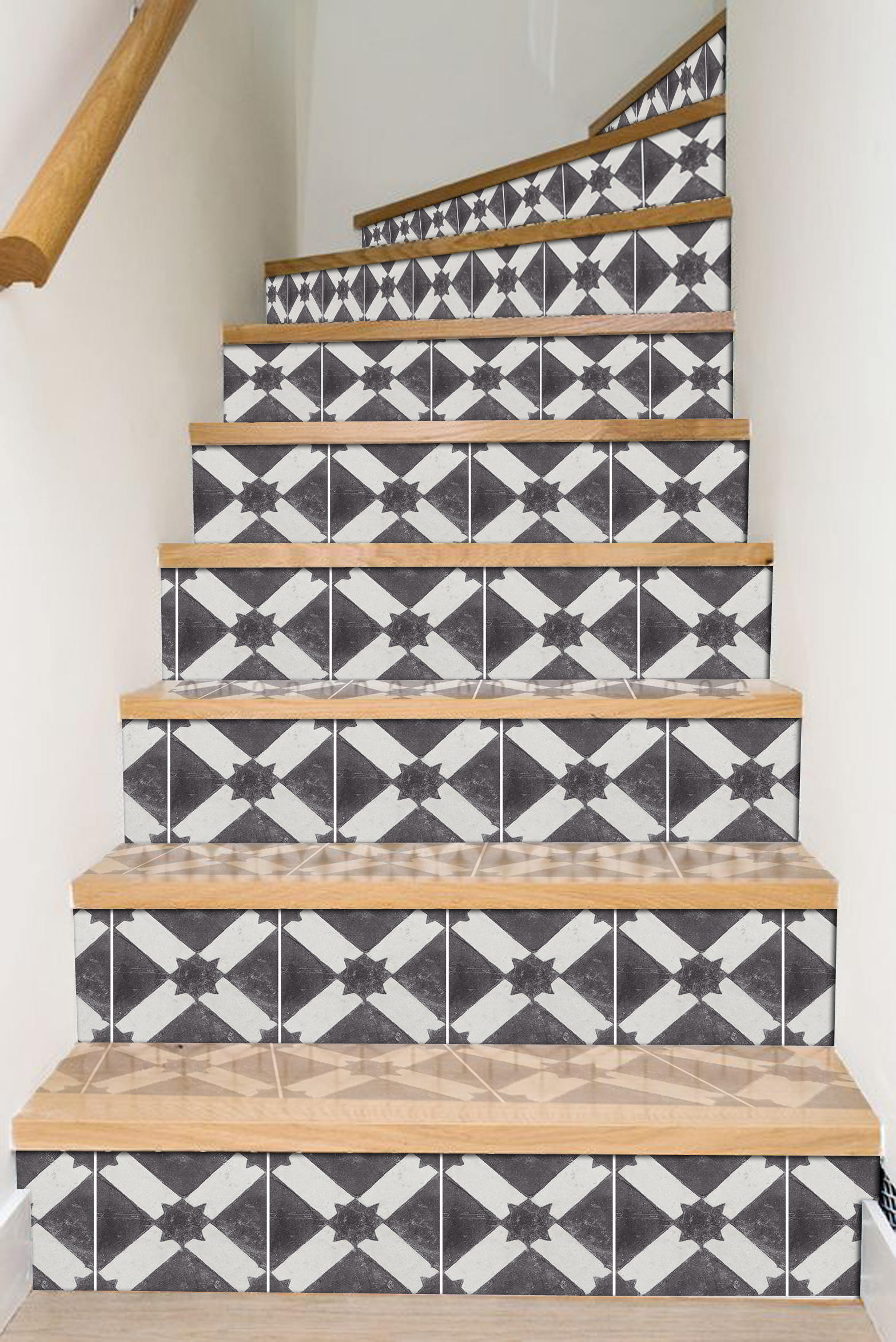 Stair Riser Stickers Removable Stair Riser Tile Decals Etsy
