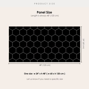 Quadrostyle Blackhexagon Tile | Vinyl Floor Tile Sticker Panel, Peel ...