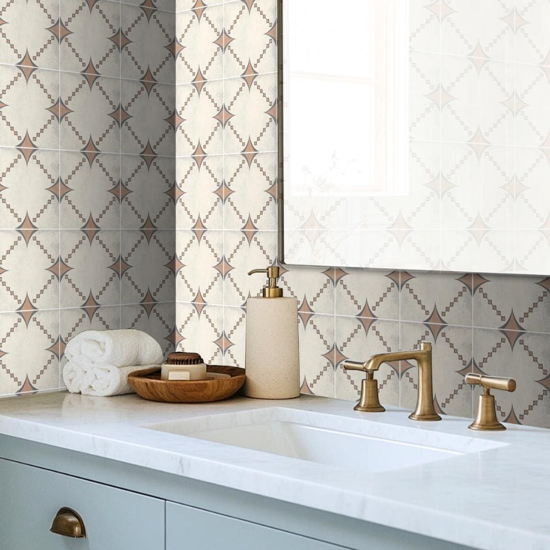 Quadrostyle Tile Stickers - Tiles for Kitchen/bathroom Back Splash ...