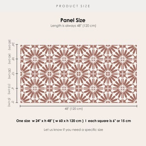 Quadrostyle Terracotta Tile Sticker Kitchen and Bathroom Splashback ...