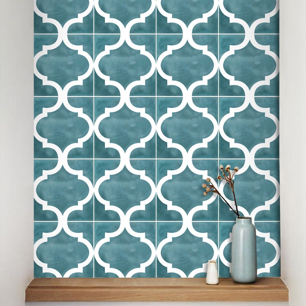 Quadrostyle Tile Decals - Tiles for Kitchen/bathroom Back Splash - Anti ...