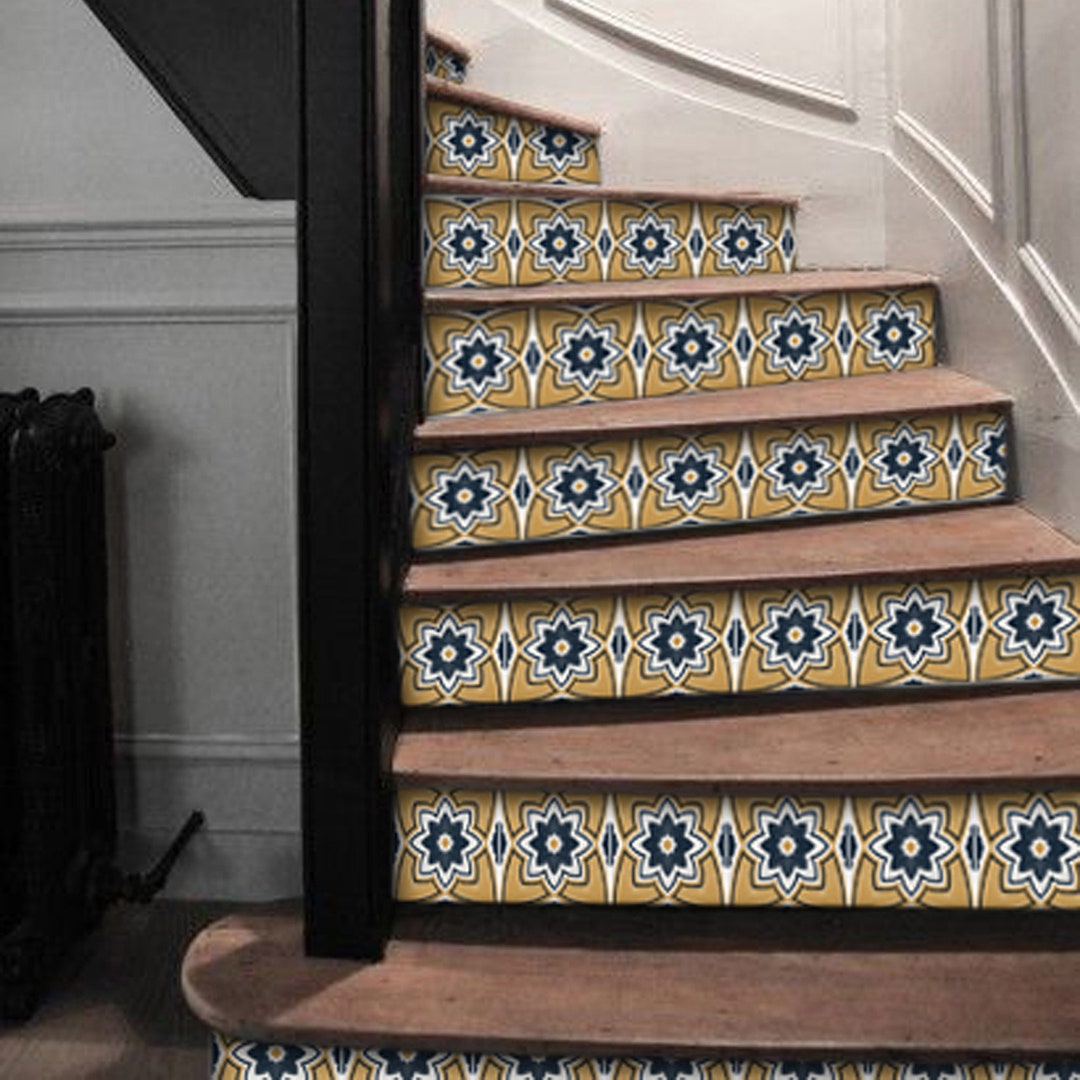 Stair Riser Stickers - Removable Stair Riser Vinyl Decals - Sierra Pack ...