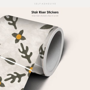 Stair Riser Stickers - Removable Stair Riser Tile Decals - Firethorn ...